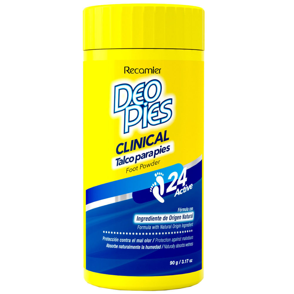 Talco para Pies DEOPIES Clinical Frasco 90g - Shopstar