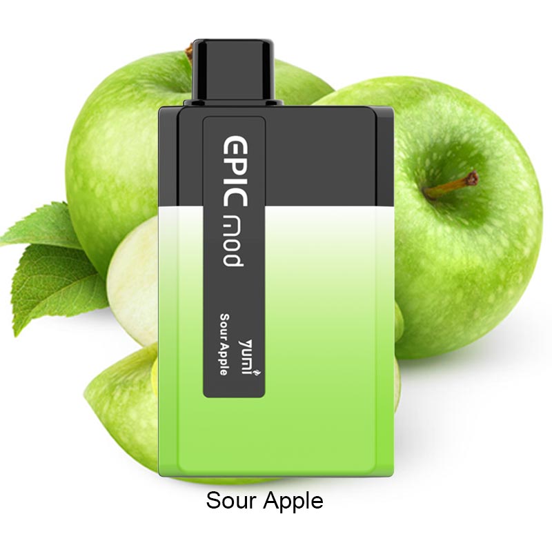 Vaper Desechable Yumi EpicMod - 5500 Puff - Sour Apple - Shopstar