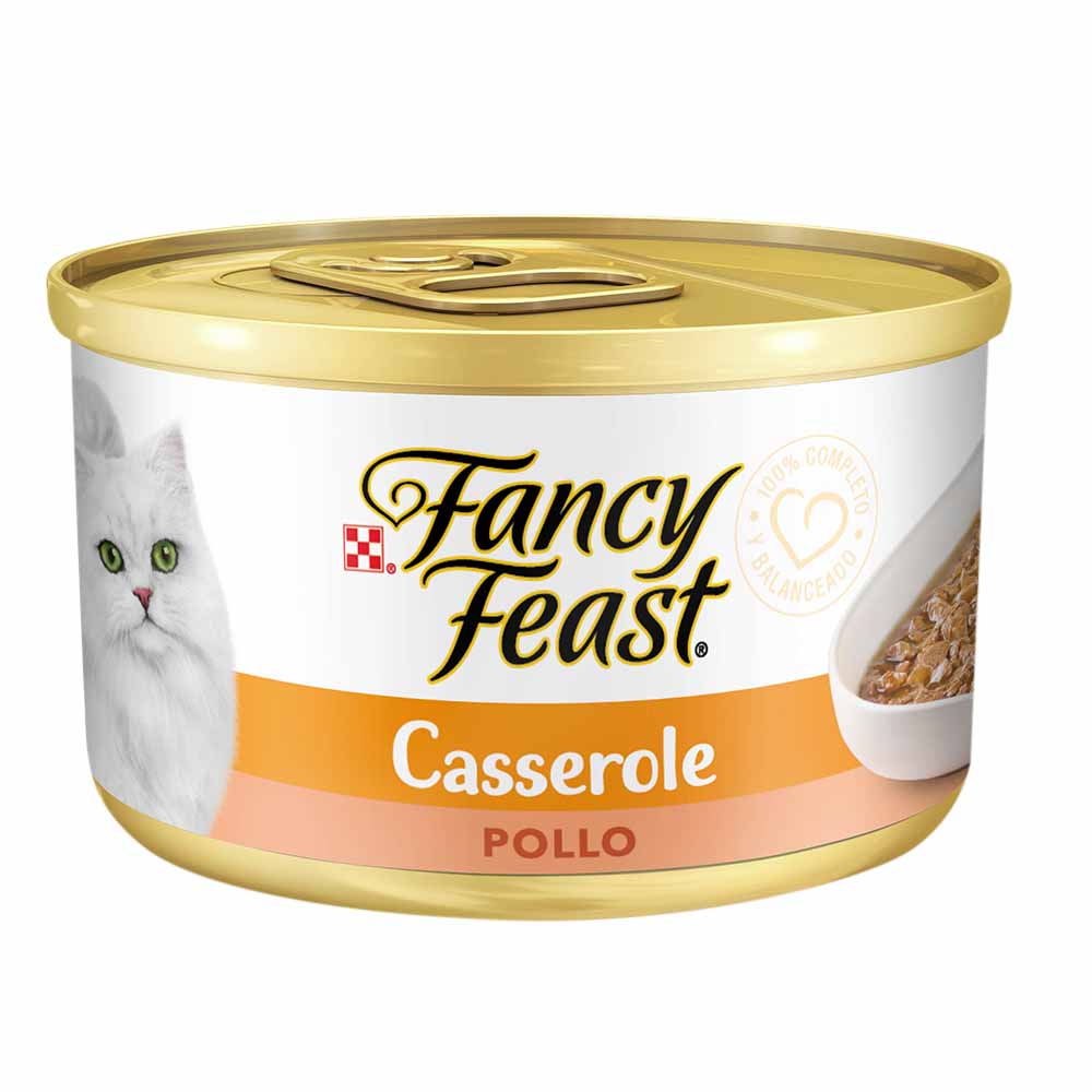 Comida para Gato FANCY FEAST Casserole Pollo Lata 85g - Shopstar