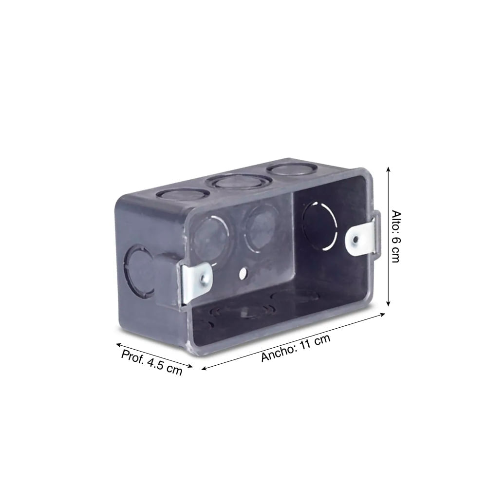 Caja de paso Rectangular 4x2" - Shopstar