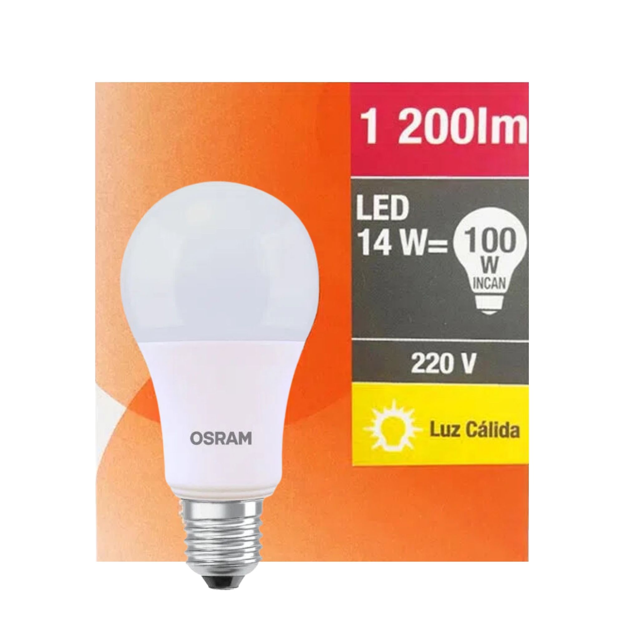 Foco led osram 14w - luz cálida/ pack x 6 unidades - Shopstar