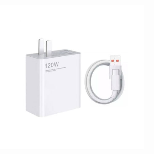 Cargador Para Xiaomi 120W - Carga Rapida - Blanco - Shopstar