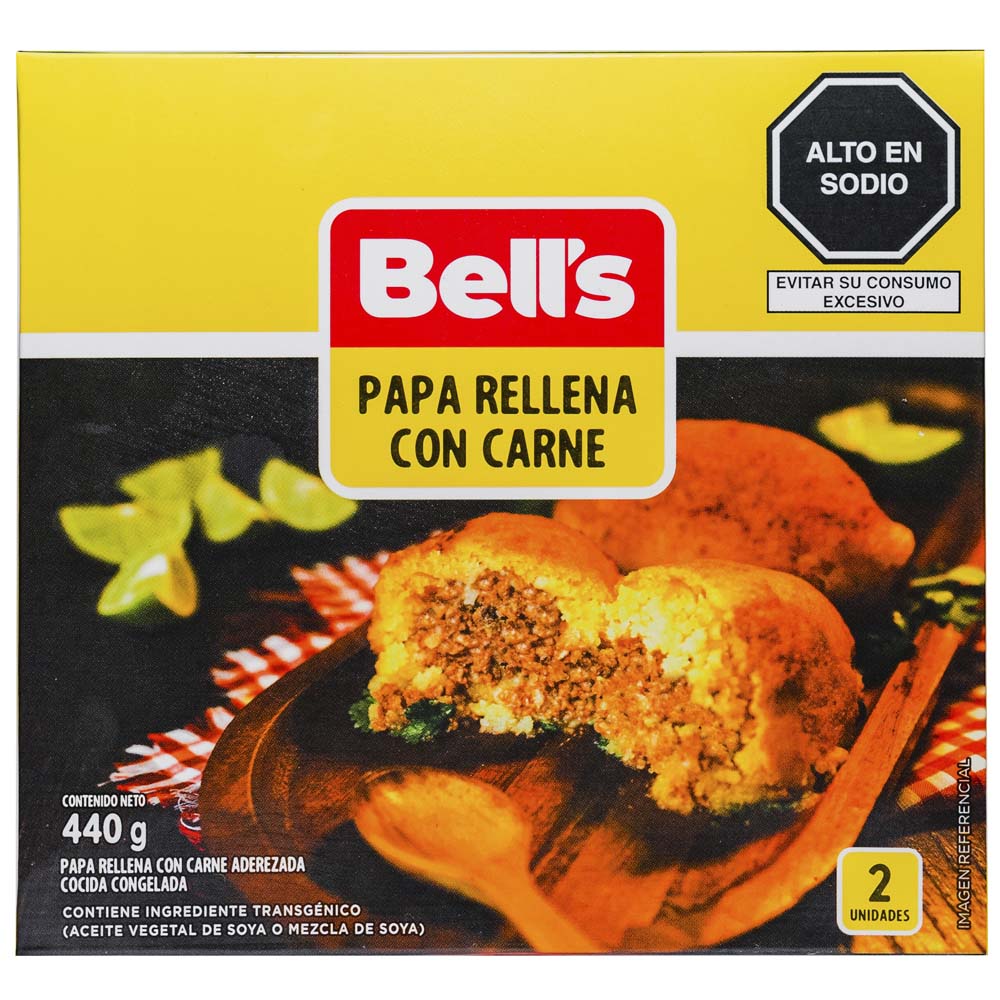 Papa Rellena con Carne BELL'S Caja 440g - Shopstar