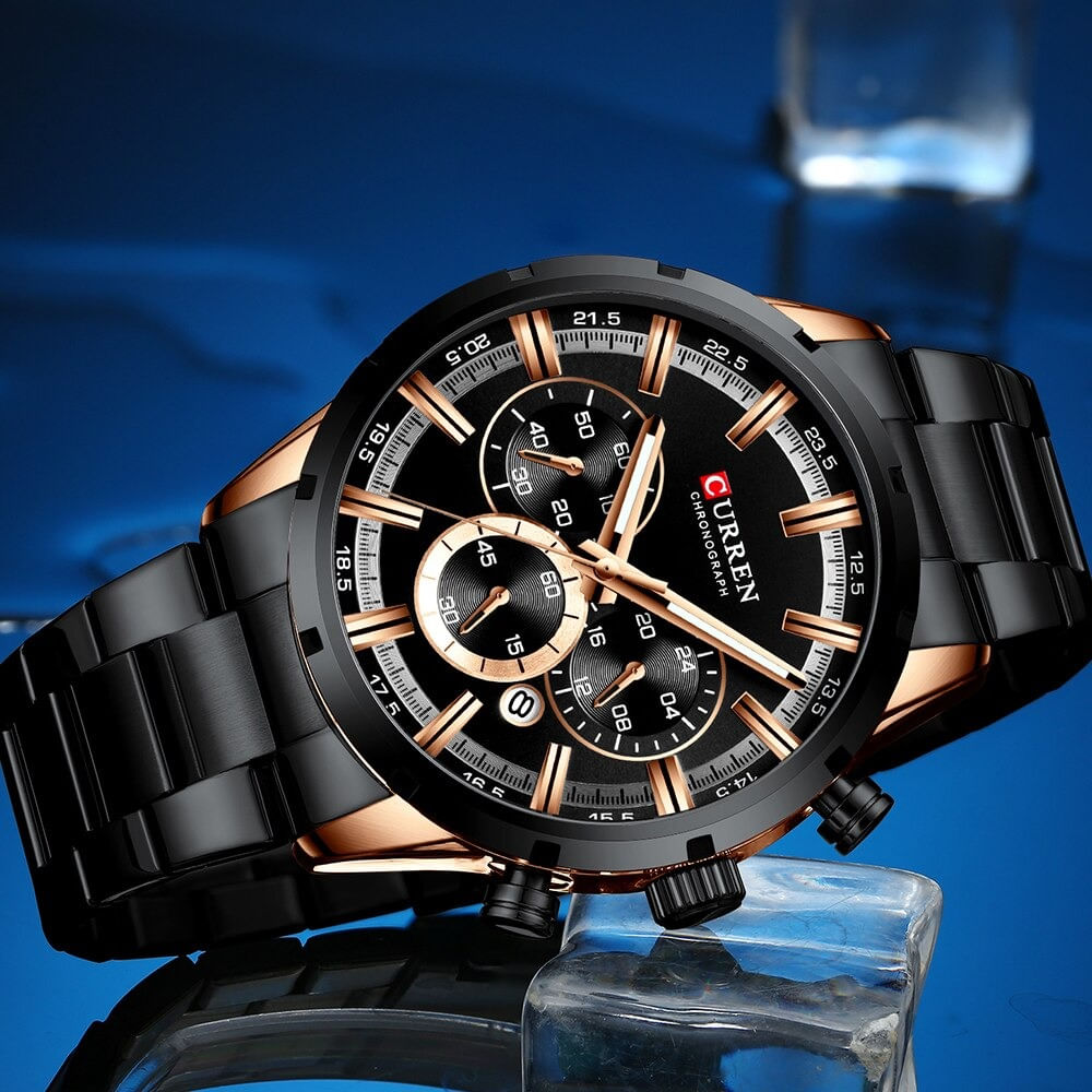 Reloj Lujo Hombre CURREN 8355 Cronógrafos Cuarzo - Shopstar
