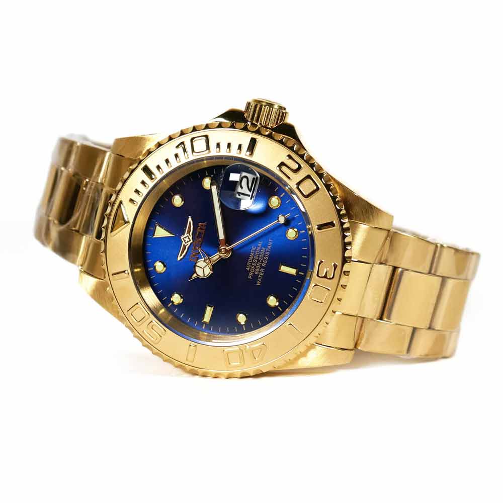 Reloj Invicta Pro Diver 26997 Automático Acero Inoxidable Dorado Azul ...