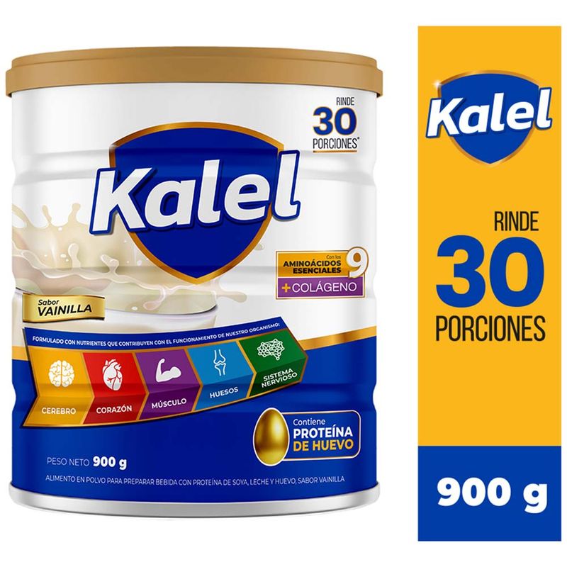 Mezcla en Polvo KALEL Sabor a Vainilla Lata 900g - Shopstar