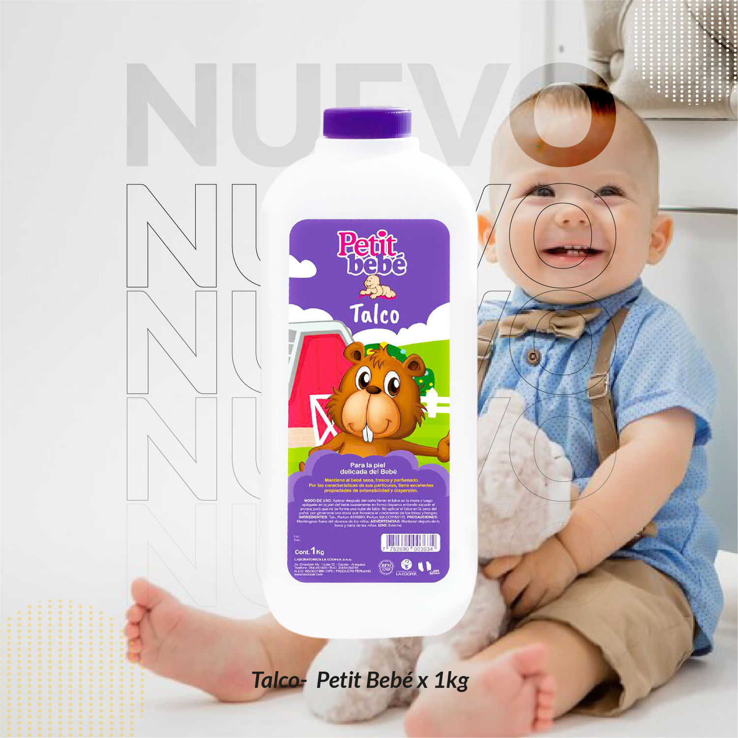 Talco Petit Bebé x 180g - Shopstar