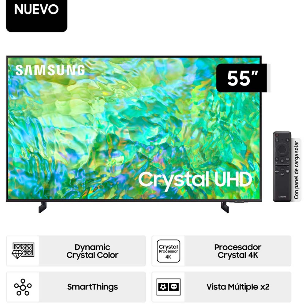 Televisor SAMSUNG CRYSTAL UHD 55" UHD 4K Smart Tv UN55CU8000GXPE - Shopstar