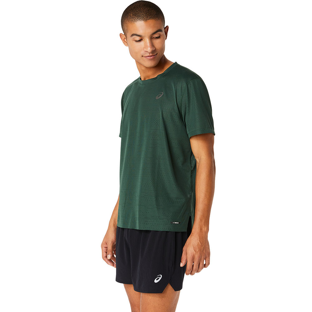 Polo ASICS Ventilate 2.0 Top M Rain Forest Hombre - Shopstar