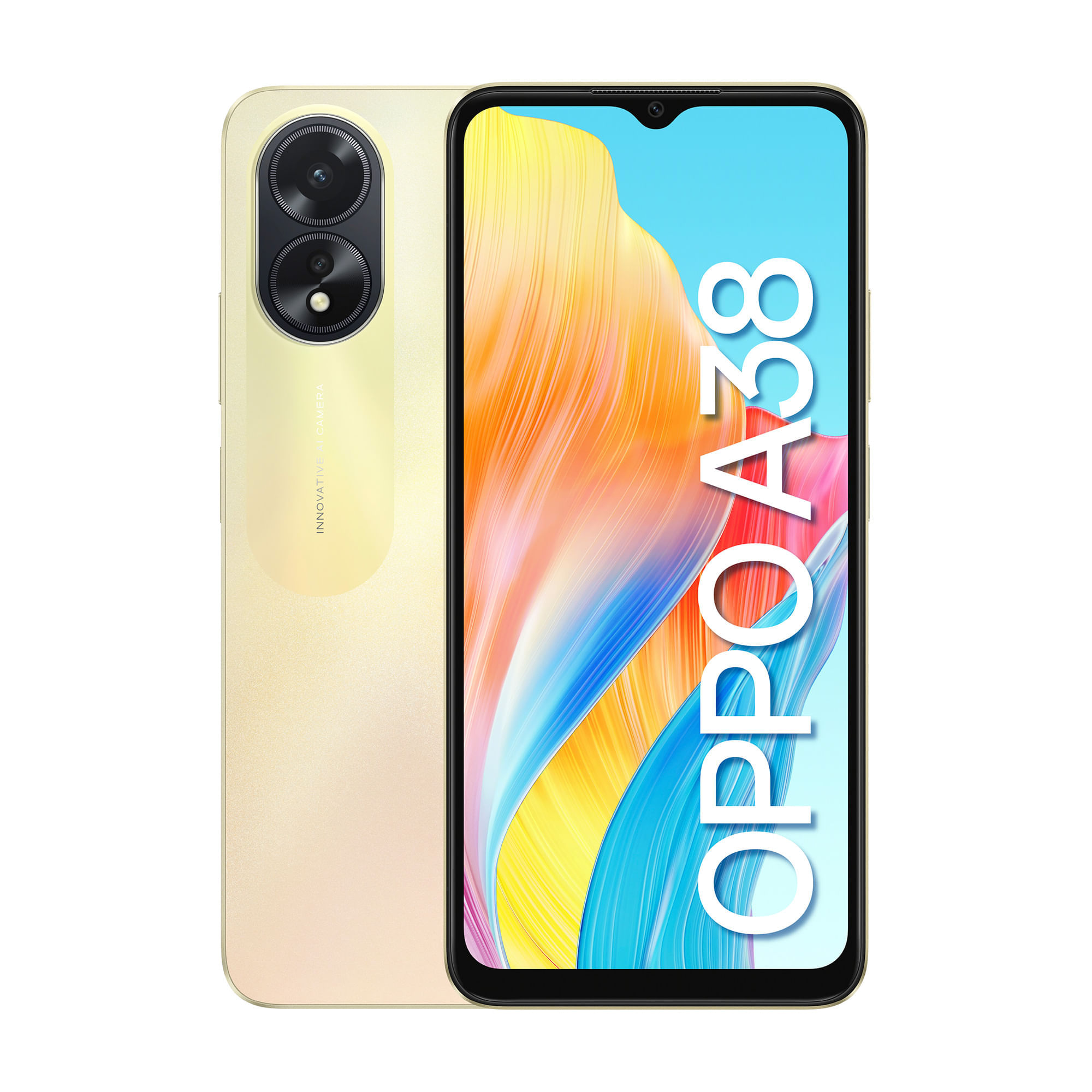 Smartphone OPPO A38 6.55" 4GB 128GB 50MP + 2MP Dorado - Shopstar