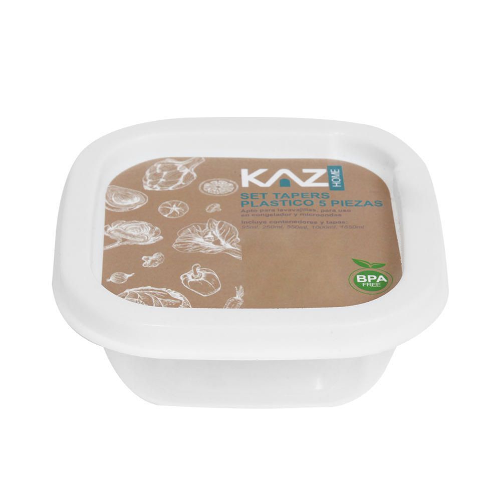 Taper de Plástico 5 Piezas - Shopstar