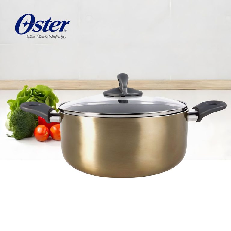 Olla Oster 25CM Antiadherente de 4.7L Gold - Shopstar