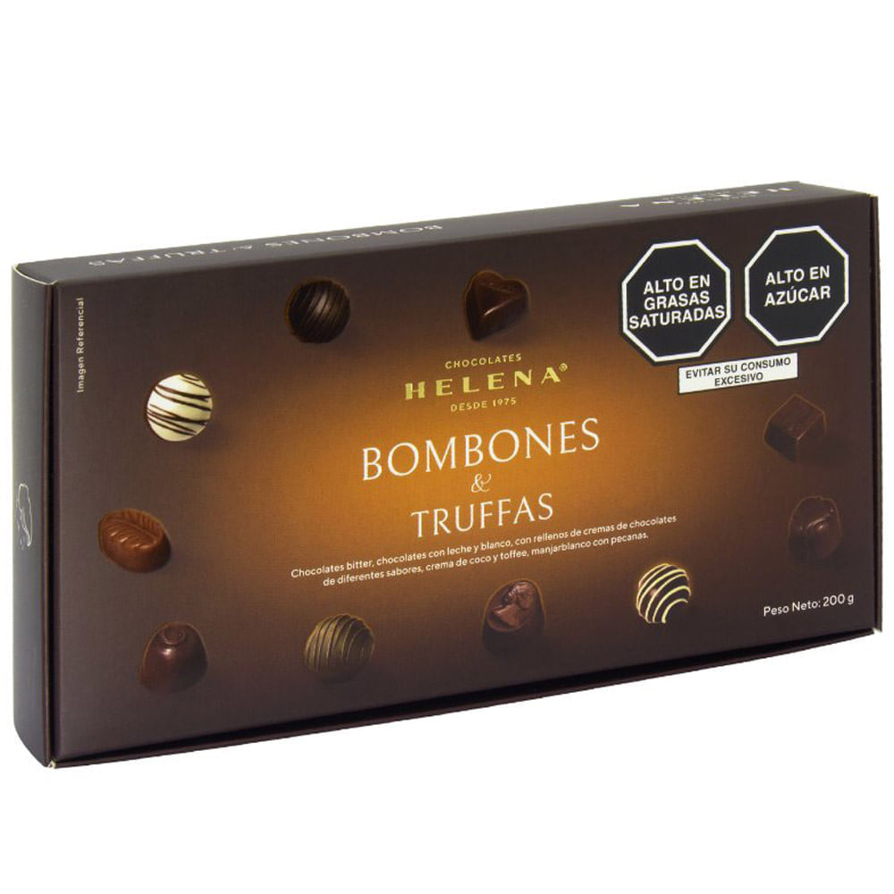 Bombones y Truffas Surtidos HELENA Caja 200g - Shopstar