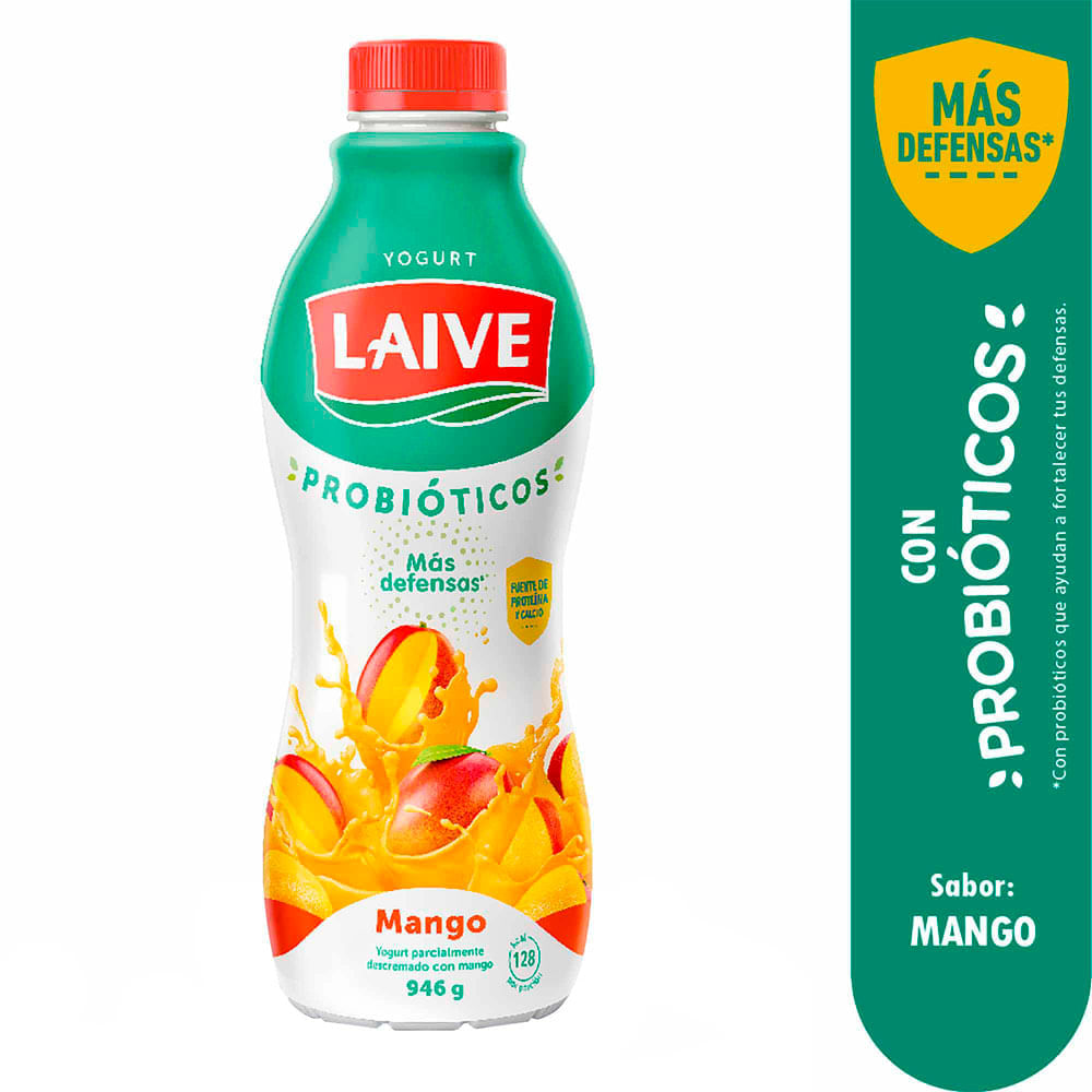 Yogurt LAIVE Bio Sabor a Mango Botella 946g - Shopstar