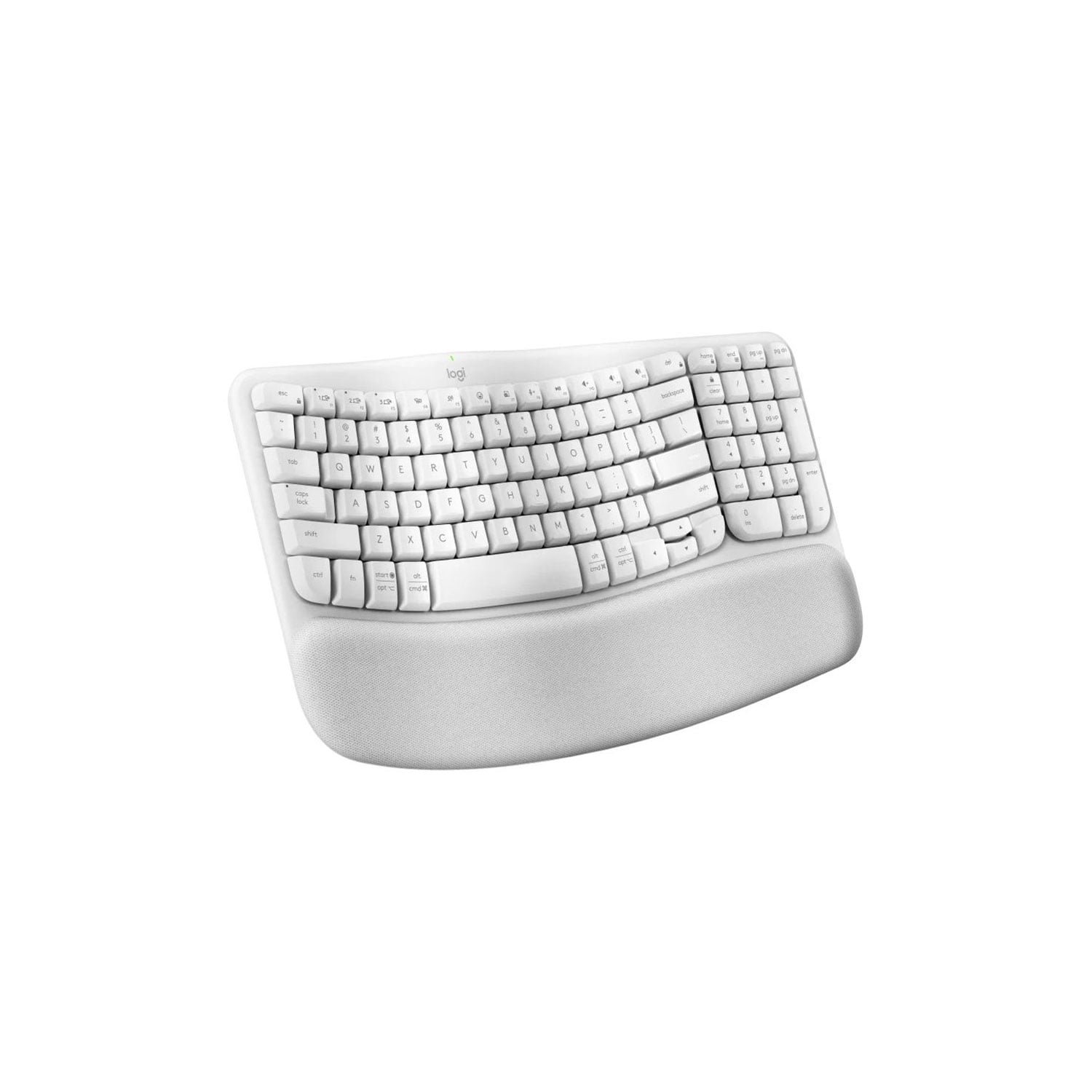 Teclado Logitech Ergo Wave Keys Wireless Bolt /Bt/Sp White - Shopstar