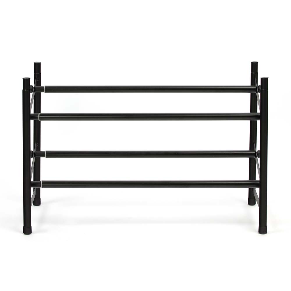 Zapatera Extensible 2 Niveles Negro Orange - Shopstar