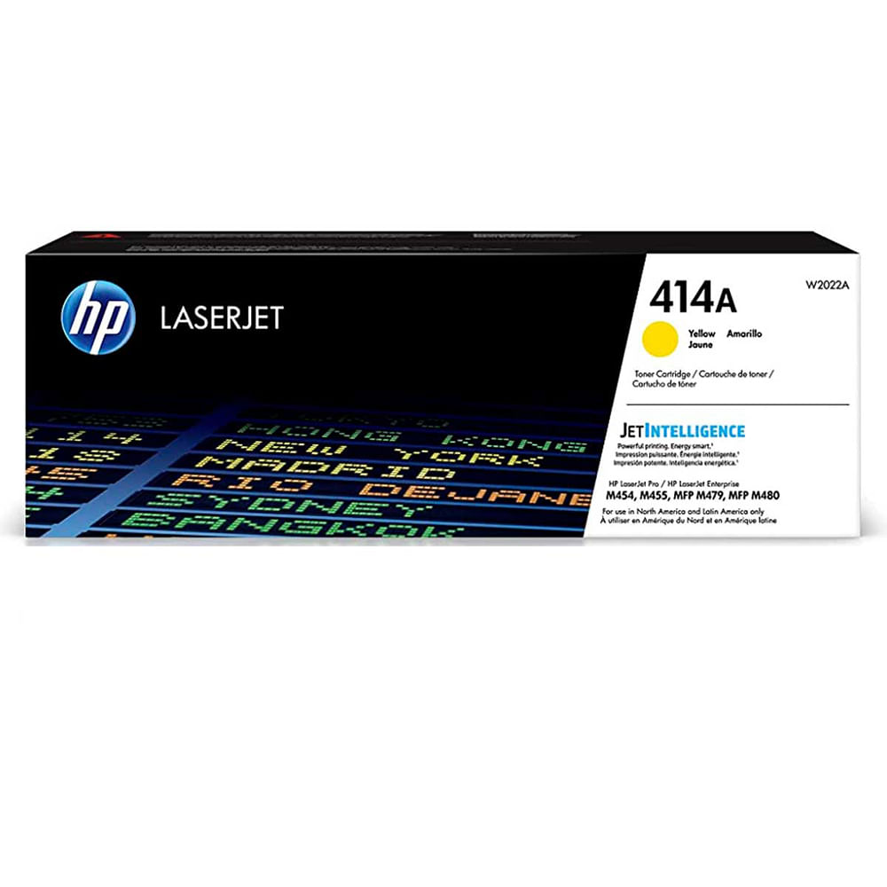 Toner Hp W2022a (414a) L.J. M454 Yellow 2,100 Pgs - Shopstar