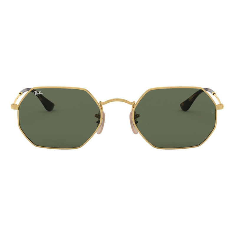 Lentes de Sol Ray Ban Octagonal Flat RB3556N 001 Clasico G15 50mm ...