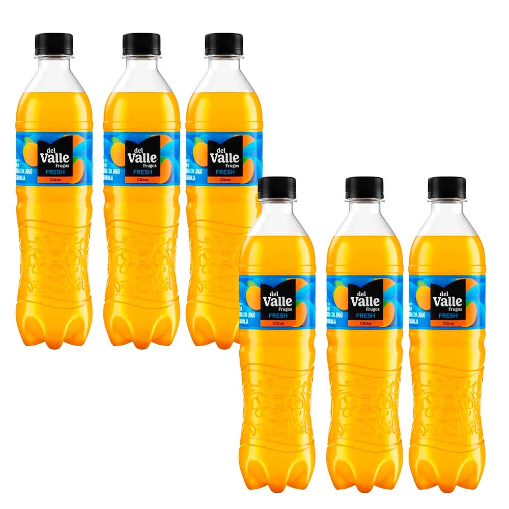 Pack Bebida FRUGOS Fresh Citrus Botella 500ml x 6un - Shopstar