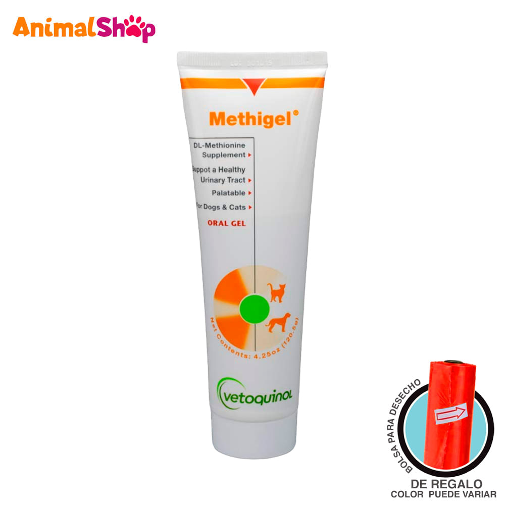 Vetoquinol Methigel Acidificador Urinario Perro Gato 4.2 Oz - Shopstar