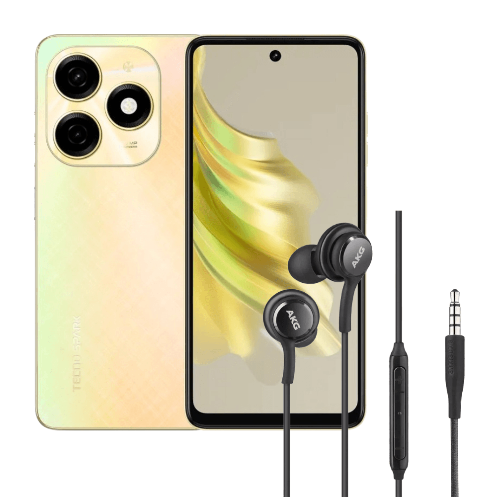 TECNO SPARK 20 DORADO 8RAM/256GB + AUDIFONOS DE CABLE - Shopstar