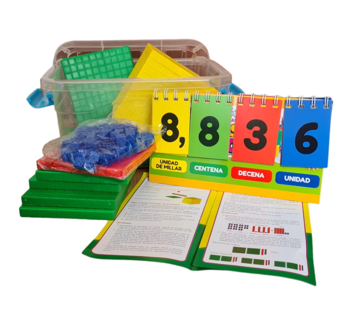 Base 10 Multibase - matemáticas didáctica con anillado - Shopstar