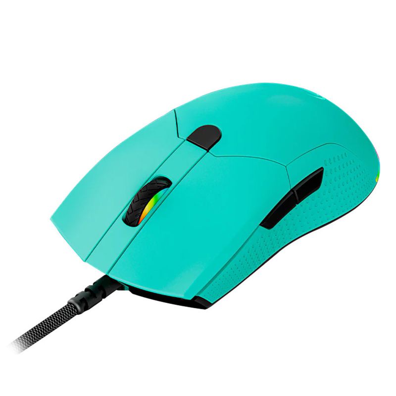 Mouse Gamer VSG Aurora Azul Polar, Optical, 7200 DPI, RGB - Shopstar