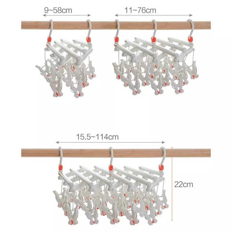 Organizador Colgador Perchero Extensible de lavandería para ropa ...