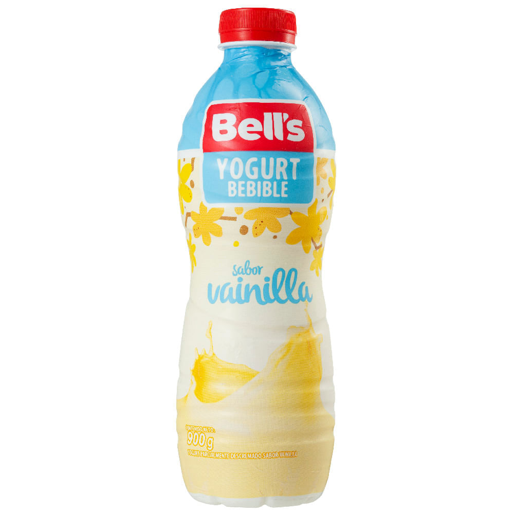 Yogurt Bebible BELL'S Sabor a Vainilla Botella 900g - Shopstar