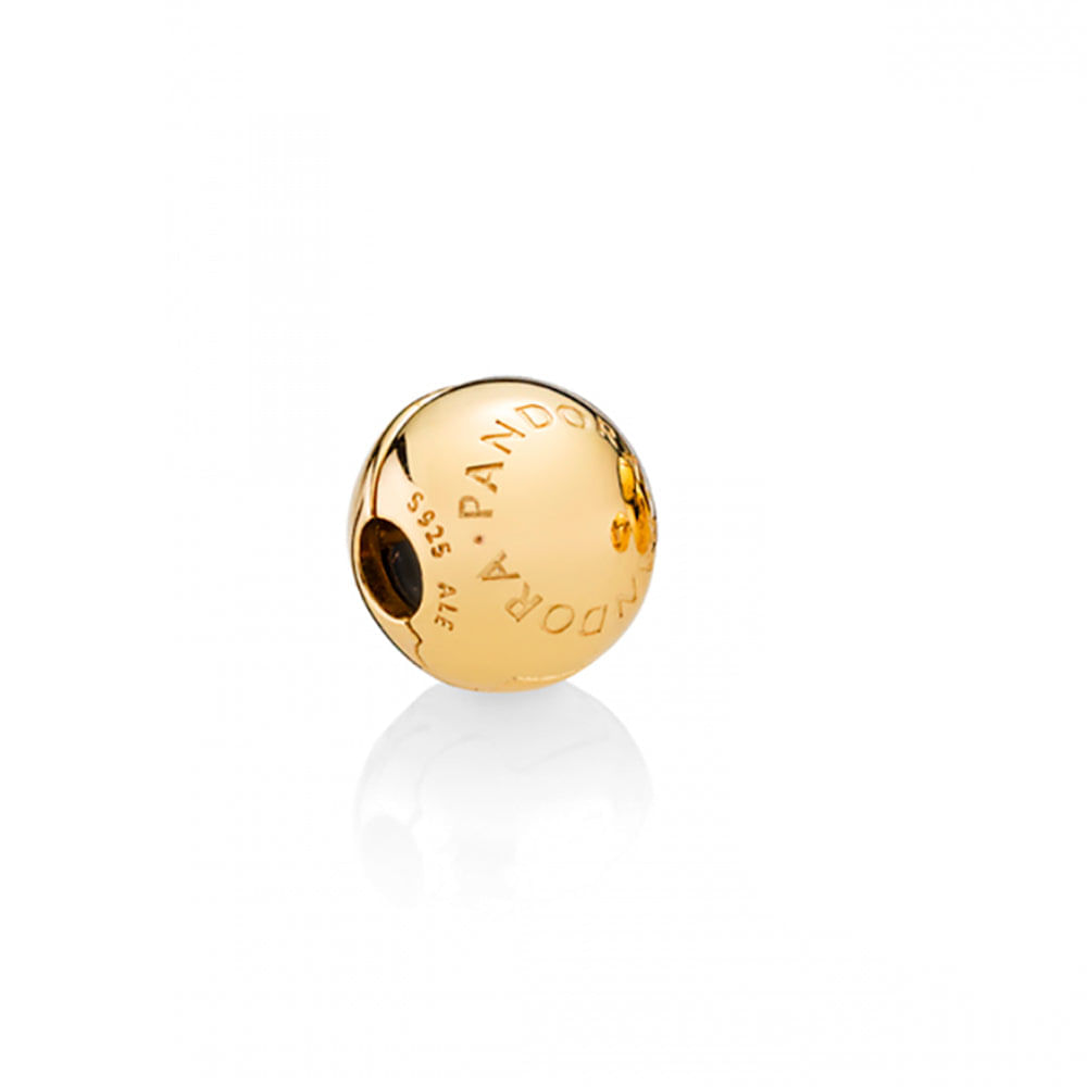 Clip Pandora Original para Mujer 767053 Pandora Original para Mujer Logo Redondo Dorado - Shopstar