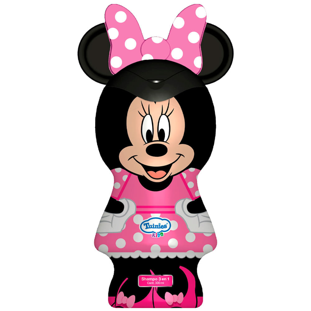 Shampoo TUINIES Minnie Mouse 3 en 1 Frasco 300ml - Shopstar