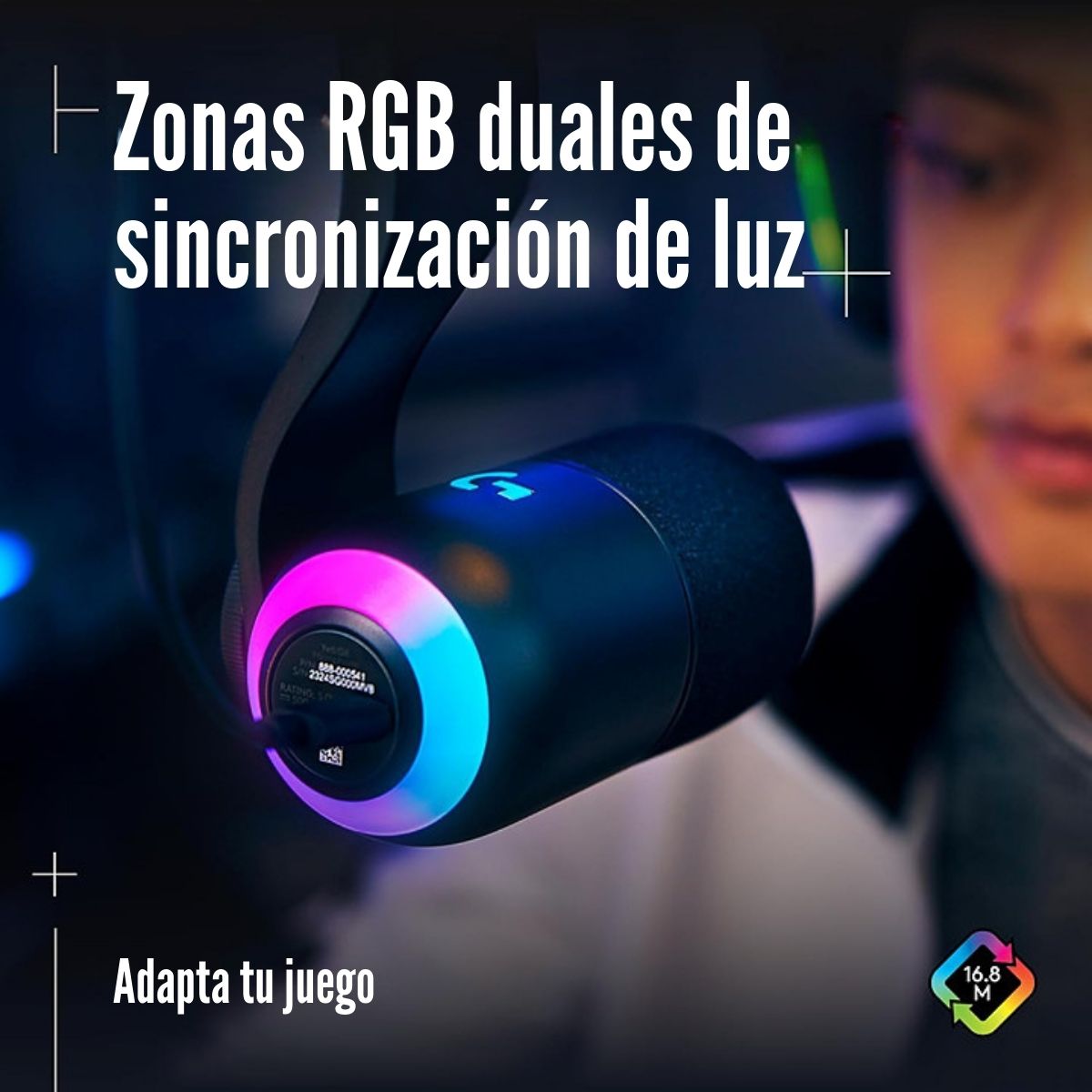Logitech G - Micrófono Yeti GX Dinámico RGB – Negro - Shopstar
