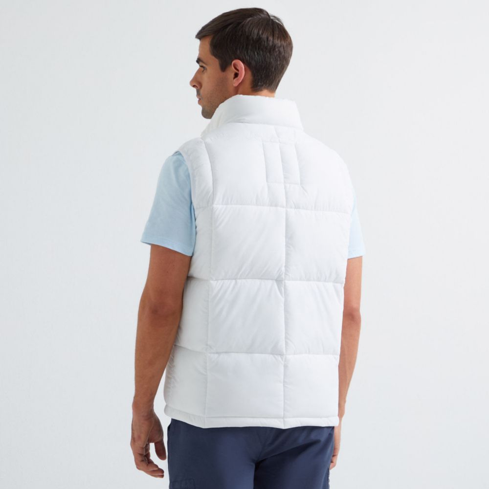 Chaleco Amc Puffer Hombre OFF WHITE - Shopstar