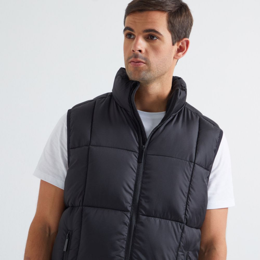 Chaleco Amc Puffer Hombre NEGRO - Shopstar