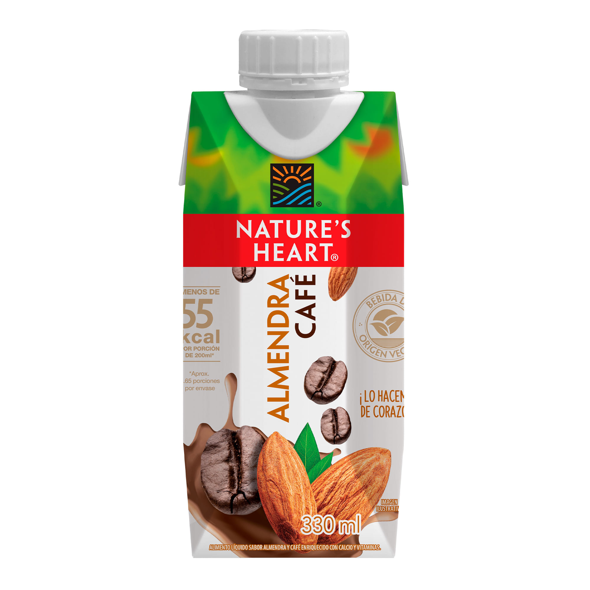 Bebida de Almendra y Café NATURE'S HEART Caja 330ml - Shopstar