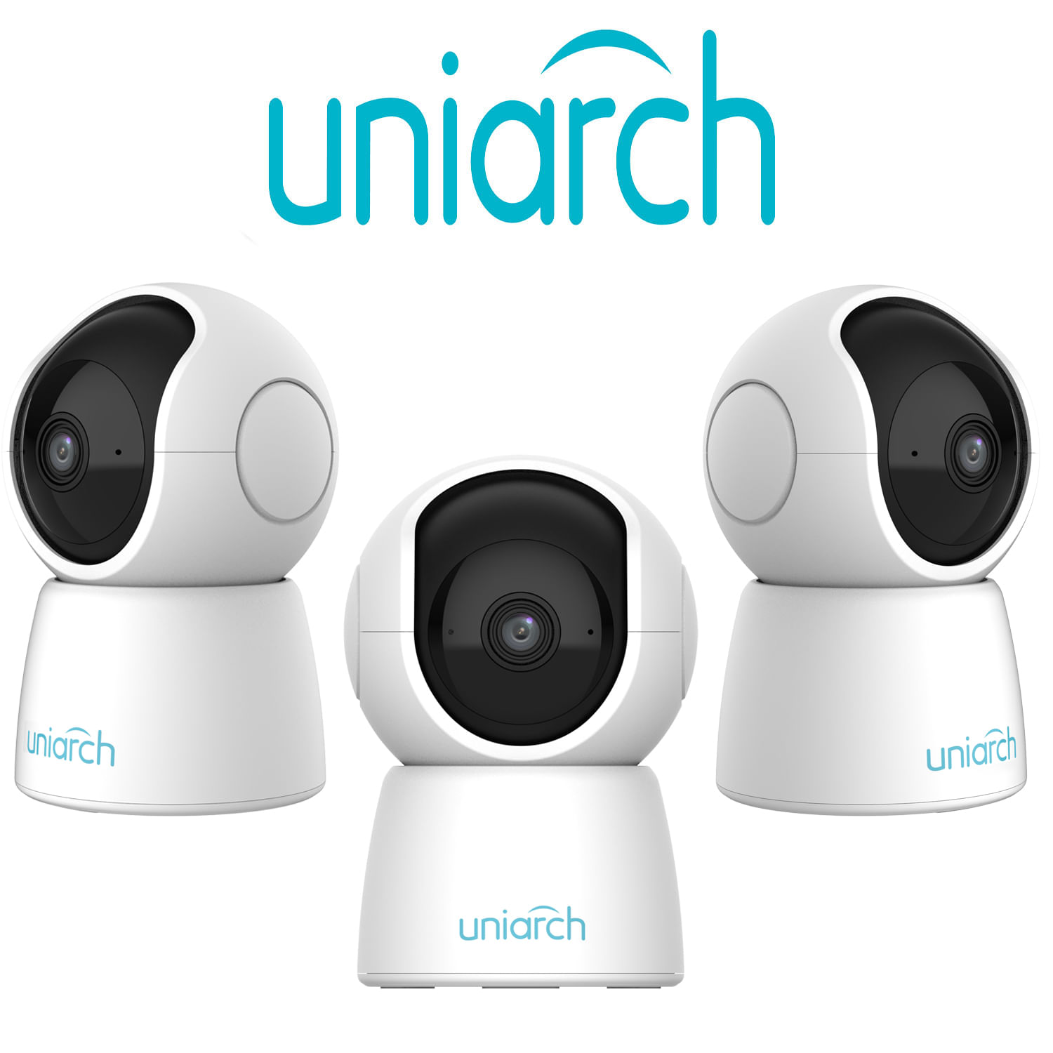 Cámara Seguridad Uniarch Wifi Inalambrico 1080P 360° Uho-S2E + SD 64GB ...