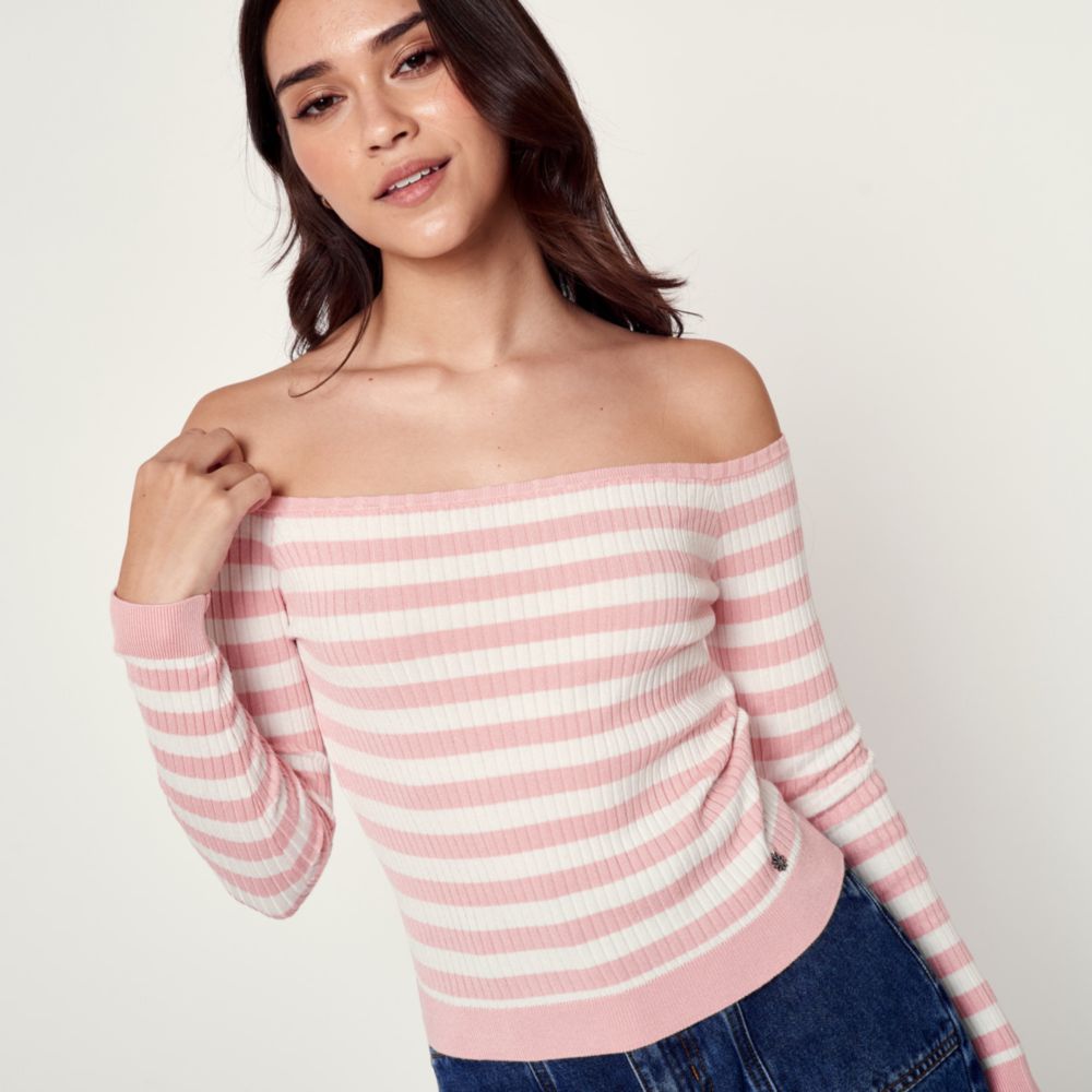 Chompa Milk Mujer Caprice ROSADO - Shopstar