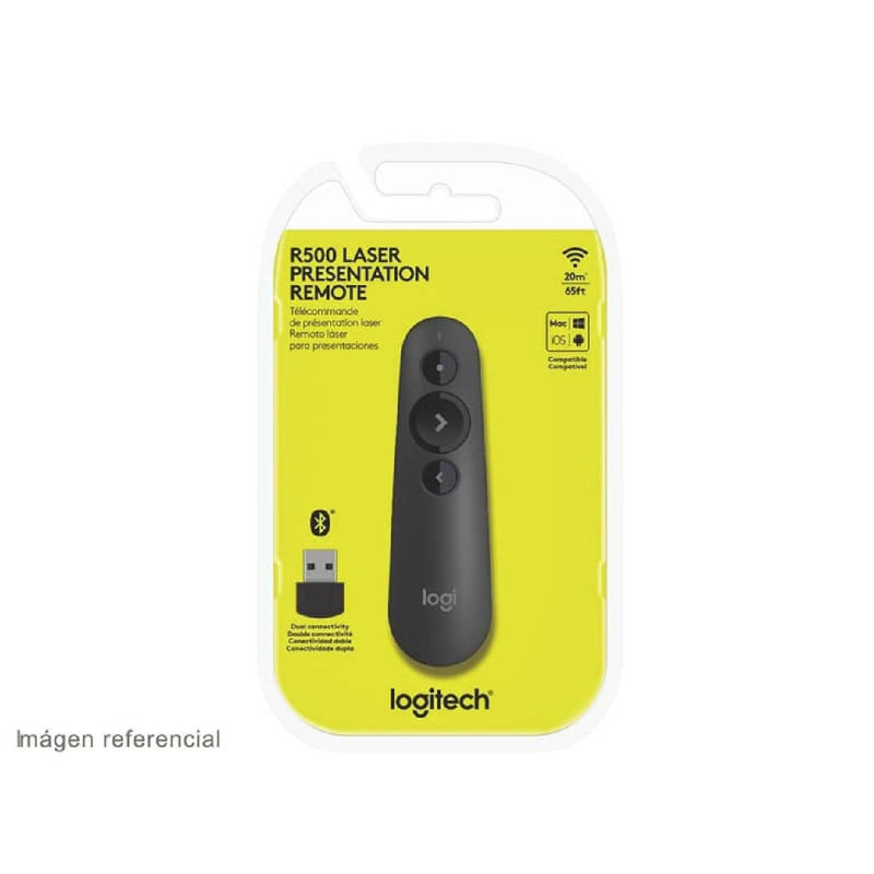 Puntero Logitech R500 Wireless Bluetooth 20m - Shopstar