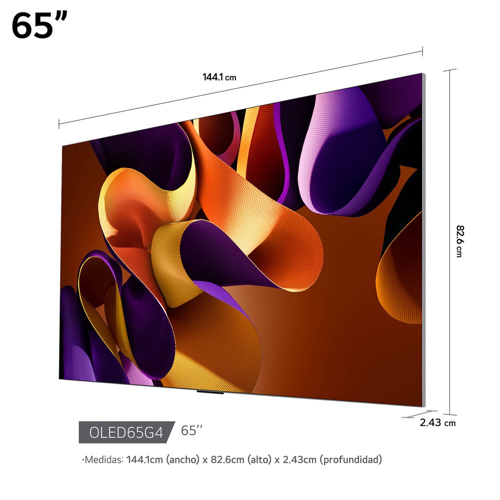 Televisor Lg 65" Oled65G4Psa Oled Evo 4K (2024) - Shopstar