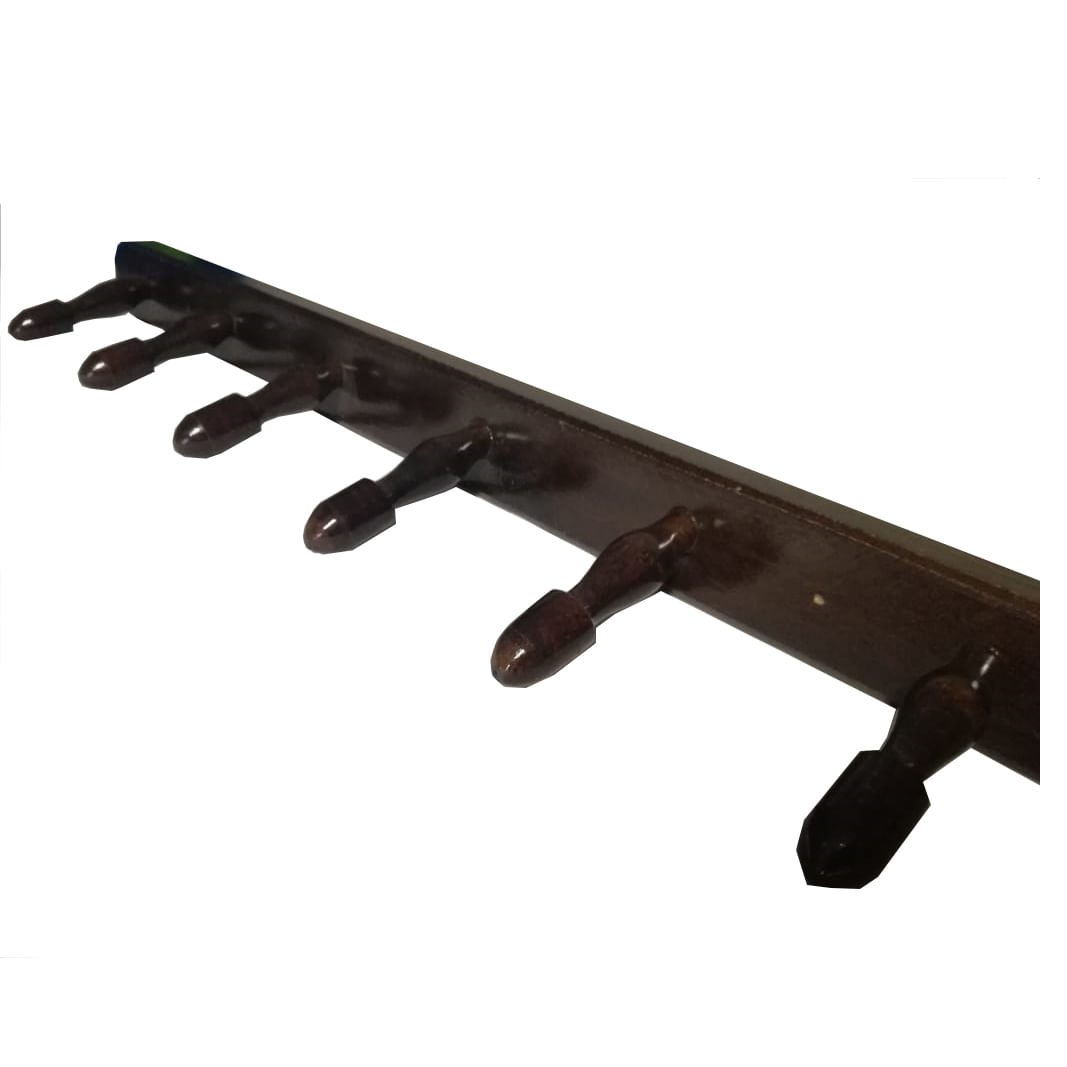 Perchero colgador de ropa en madera horizontal - Shopstar