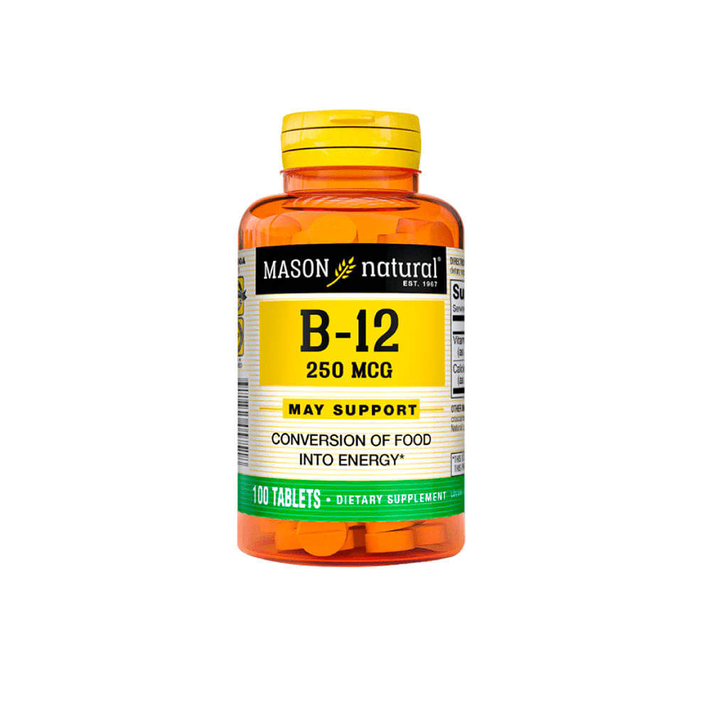Vitamina Mason B-12 250 Mcg (100 Tab) - Shopstar