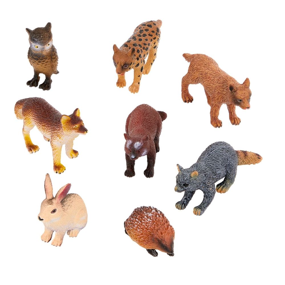 Set Terra 8 Mini Animales Del Bosque - Shopstar