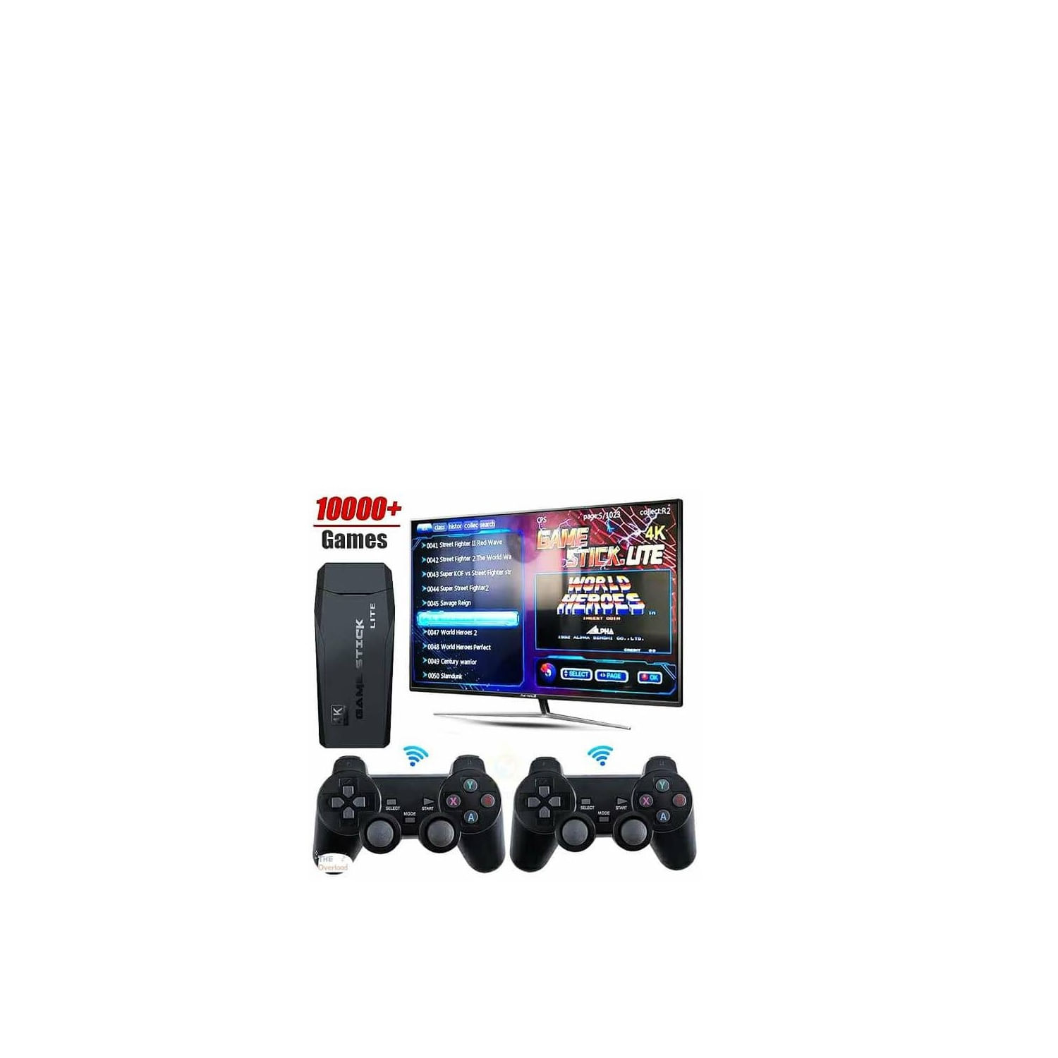 Mini Consola Retro de 10000 Juegos Ps1 Ps2 64 GB 2 Mandos - Shopstar