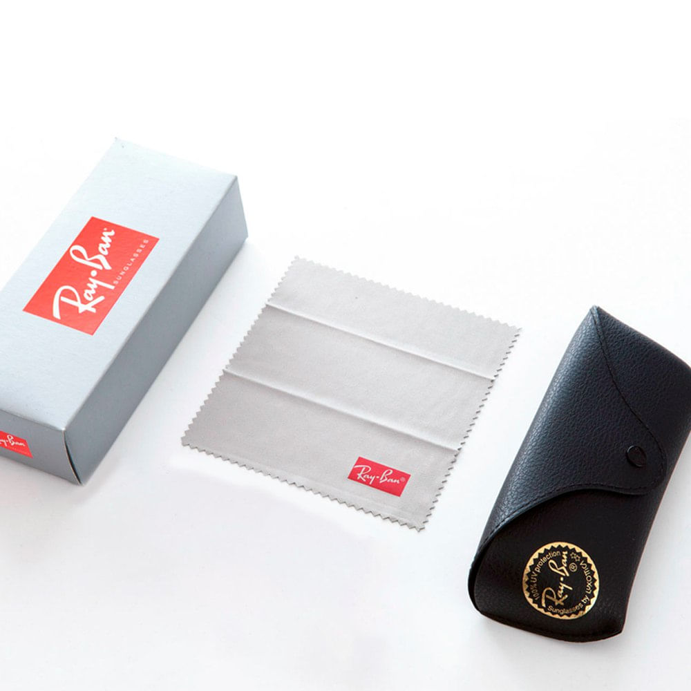 Estuche de Lentes Ray Ban Negro Black Tamaño Estandar Nezmun - Shopstar