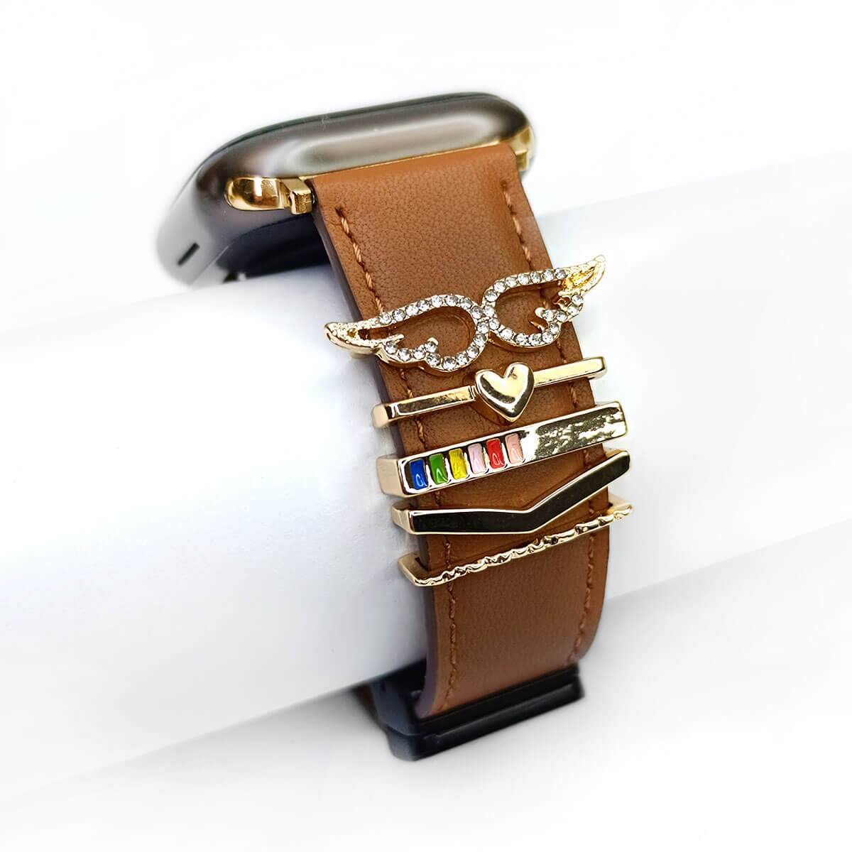 Charms-Para-Smartwatch-22mm-Wings-Gold- - Shopstar