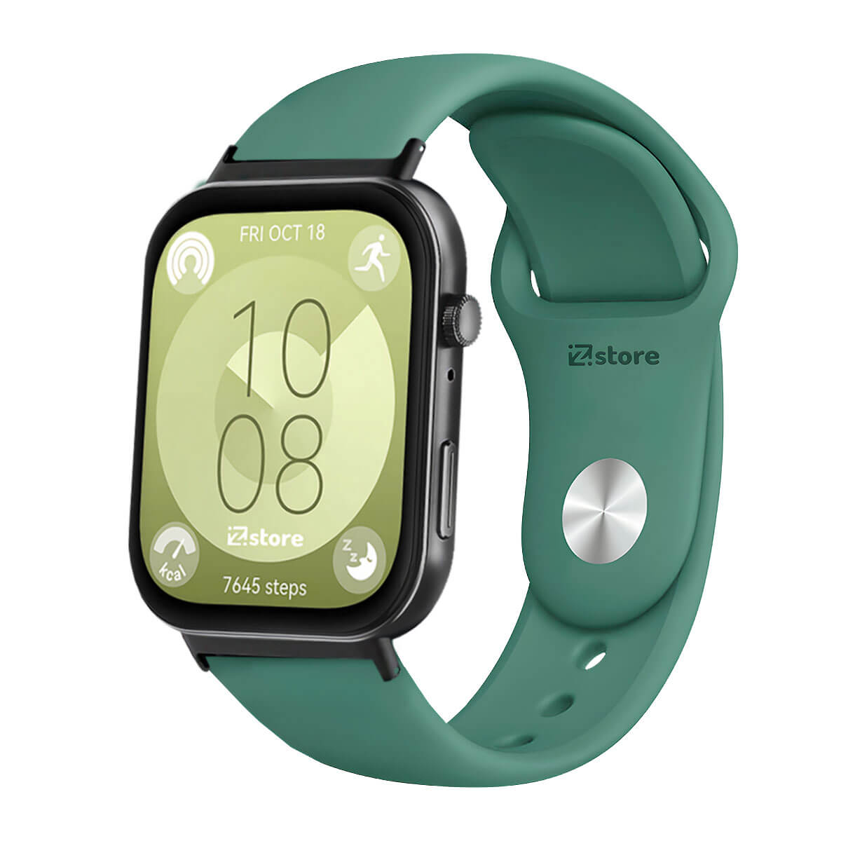 Correa-Para-Huawei-Watch-Fit-3-Broche-Black-Verde-Pino - Shopstar