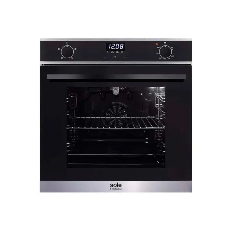 Horno a Gas Empotrable Sole SOLHO018 70L con Turbo Convección, Grill ...