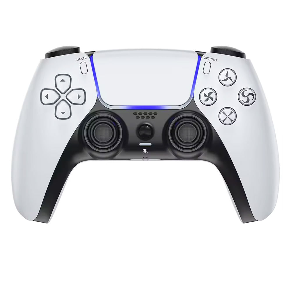 Mando para PS5 Blanco Alternativo Inalámbrico Háptica Gatillos Adaptativos Giroscopio Incluye ...