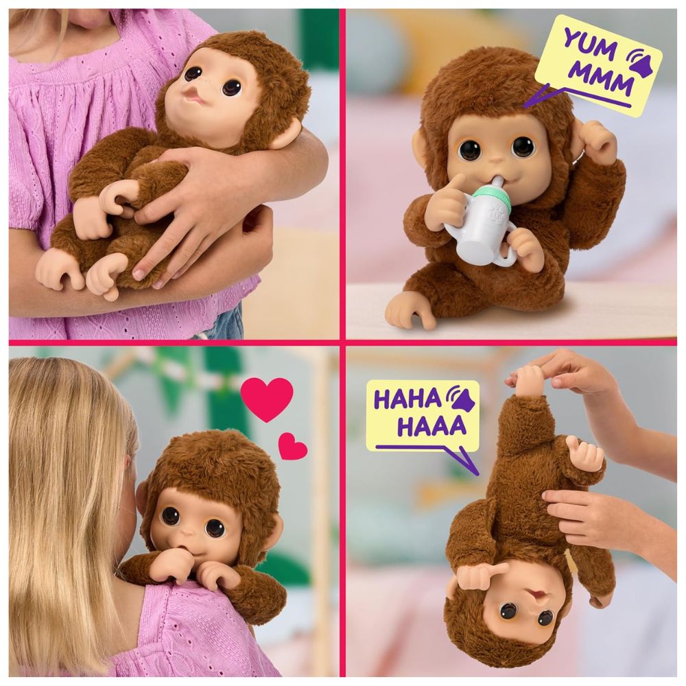 Little Live Pets Muñeco Monito Bebé Interactivo - Shopstar