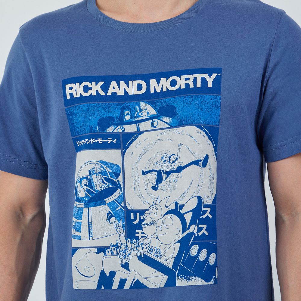 Polo Hombre Japanese Rick & Morty Hypnotic - Shopstar